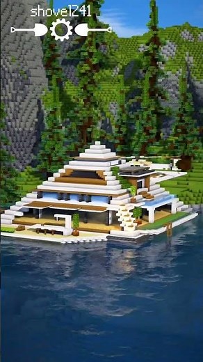 Building a Minecraft Modern Pyramid House