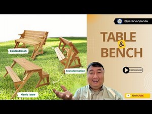 This Bench Converts Into A Picnic Table