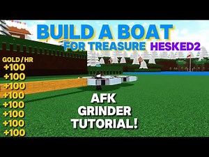 AFK Grinder tutorial! - Build a boat for treasure