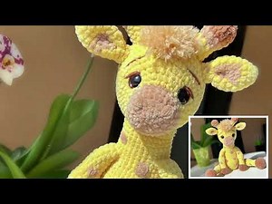 GIRAFFE amigurumi / Video tutorial / Part 2 / Giraffe crochet pattern ETSY