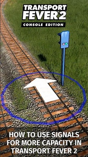 How to use signals in #transportfever2 #shorts