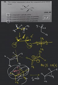 The correct statement(s) about the compound given below is/are... | Filo