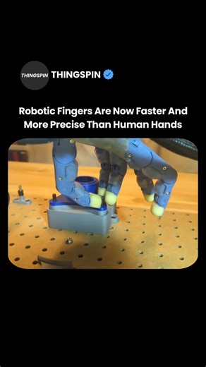 Robotic Fingers Are Now Faster And More Precise Than Human Hands 🤖⚙️