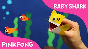 127K views · 1.9K reactions | Are you a fan of Baby Shark song~?! :) NOW, Let's play with Origami Shark Puppets! | Pinkfong | Facebook