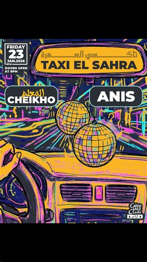 CJC 610 on Instagram: "Windows down. Volume up. 🚕✨ Taxi El Sahra is cruising back into 610 with 90s pop classics in Arabic & English—powered by @dj_andy_cheikho, @anistagram__, and endless sing-along moments. 📅 Friday, Jan 23 📍 610 🎟️ Book through the link in bio"