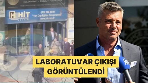 Testi Pozitif Çıkan Sadettin Saran Özel Bir Laboratuvarda Test Verirken Görüntülendi