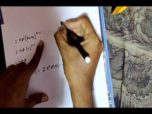 Mean and Standard Deviation of Binomial Distribution (Derivation) - Engineering Mathematics