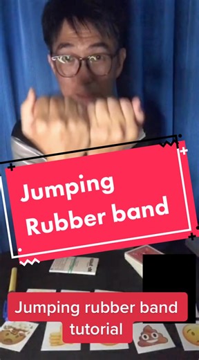 Jumping Rubber Band Magic Tutorial