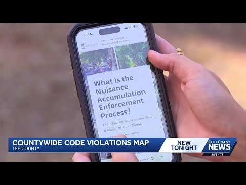 Lee County introduces map to track nuisance properties