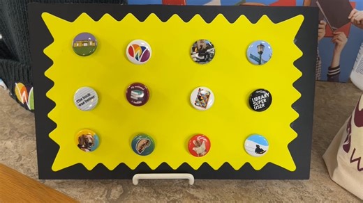 Nearly 200 of your neighbors have signed up for Wilmette Reads so far! 📚 Stop by the Reference Desk to join in. From there, you can choose how you participate and collect one of these badges for each activity you take part in! Learn More: wilmettelibrary.info/wilmettereads | Wilmette Public Library