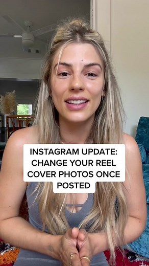 INSTAGRAM UPDATE: CHANGE YOUR REEL COVER PHOTOS ONCE POSTED! #reels #instagramupdate #socialmediatips
