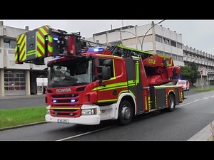 7 apparatus responding at once: 3 fire trucks, 2 chiefs, 2 EMS units