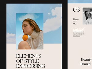 Editorial Website Concept