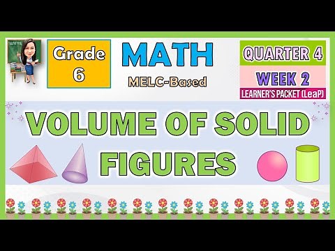 MATH 6 QUARTER 4 WEEK 2 | VOLUME OF SOLID FIGURES | MELC-BASED