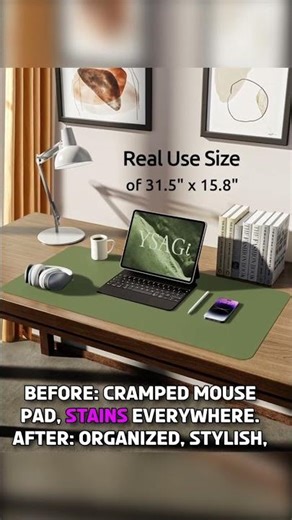 Elevate Your Workspace with YSAGi's Ultimate Desk Protector!