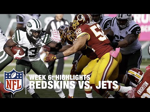 Redskins vs. Jets | Week 6 Highlights | NFL