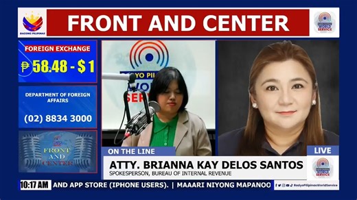 WATCH | The DARES program is the five-point priority reform and legacy agenda of the Bureau of Internal Revenue (BIR), which stands for: Digital and Data Transformation, Audit Reform and Accountability, Revenue Collection and Base Protection, Employee Empowerment and Welfare Promotion, Service Excellence, and Stakeholder Engagement. BIR Spokesperson Atty. Brianna Kay Delos Santos shared in the program "Front And Center" of Radyo Pilipinas World Service that audit reform is the key pillar of the 