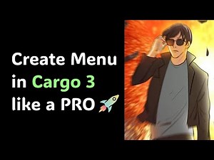 Create Responsive Menu + Dropdown menu in Cargo Site | Cargo 3