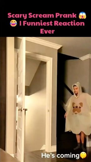 Scary Scream Prank 😱😂 | Funniest Reaction Ever #shorts