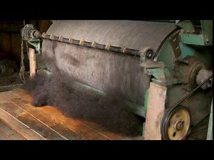 Industrial Wool Processing Machine - Carding Wool