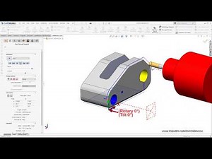 CAMWorks 5 axis chamfer.