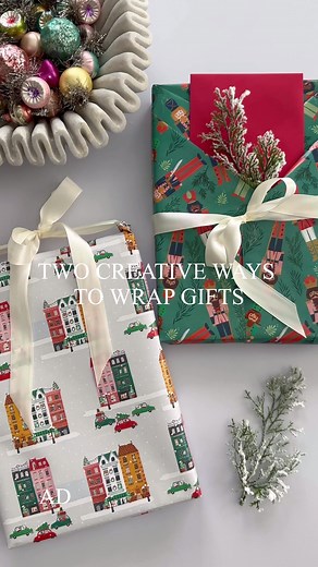 Creative Gift Wrapping Ideas with Hallmark Gift Wrap and Greeting Cards