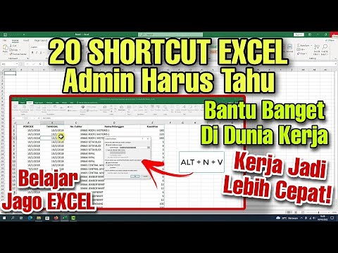 20 SHORTCUT EXCEL yang Sering Digunakan Agar Kerja Cepat
