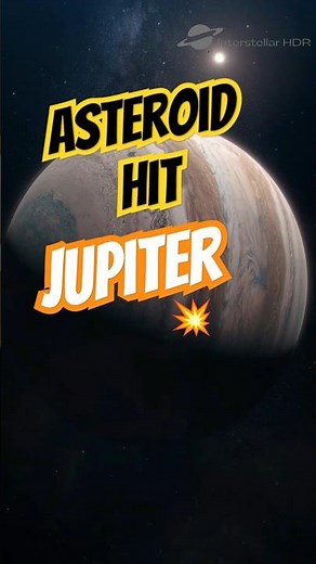 Massive Explosion! Asteroid Crashes Into Jupiter! 💥🌌 #jupiter