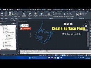 how to export surface XML in civil 3d #autocadcivil3d