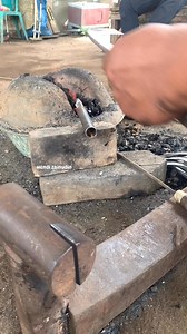 50K views · 2.7K reactions | This is how to make a tool for harvesting rubber tree sap quickly and correctly. It is very useful. #blacksmith #blacksmithing #blacksmithindonesia #fblifestyle #pandai_besi #metalart #metalwork | Wendi Zainudin | Facebook