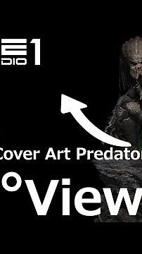 Big Game Cover Art Predator Deluxe Version (Comics) 360°View - Prime1Studio