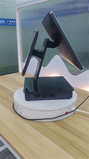 full aluminum dual screen POS machine