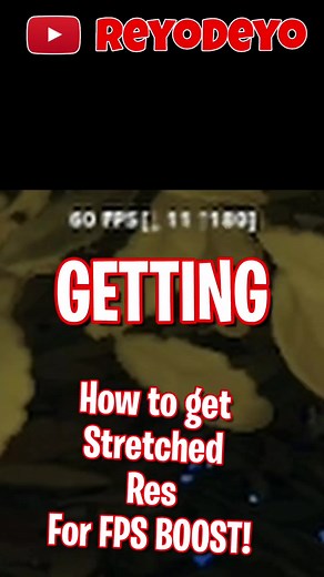 How To Get Stretched Resolution For An FPS Boost! 🏆🔥🥬 #fyp #fortnite #fortniteclips #fortnitetutorial #reyodeyo