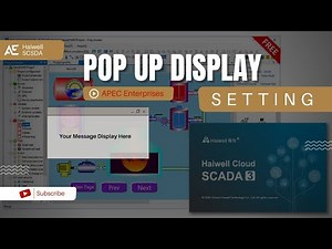 Haiwell Cloud SCADA: POP up window setting | Pop up Display creation | Popup display benifits