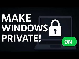 Make Windows More Private in 1 Minute! (Protect Your Privacy on Windows 10/11 – Easy Guide)