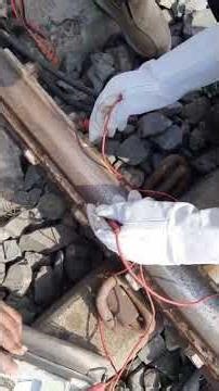 Glued Joint insulation testing procedure with megger #signal #railway