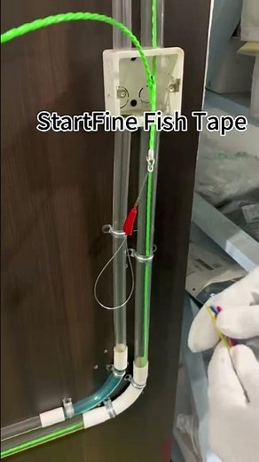 How to pull electrical wire through conduit easily StarFine Fish Tape