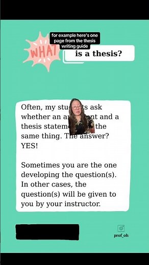 How to write a thesis guide and worksheet bundle