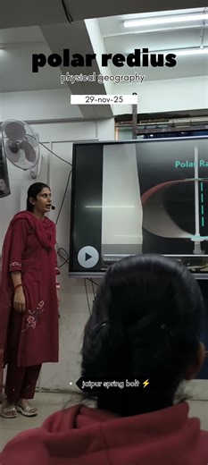 polar redius 🪐🌎 // lakshita mam // spring board academy // sba //