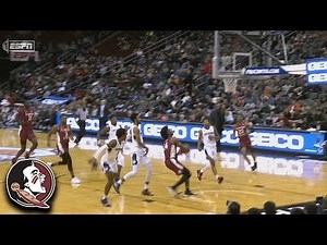 FSU's Terance Mann Rocks The Rim With Reverse Dunk Against UConn