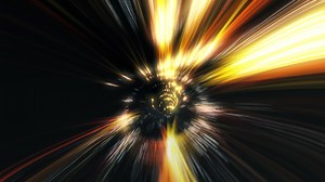 Hyperspace speed flight flicker gold star  vortex tunnel