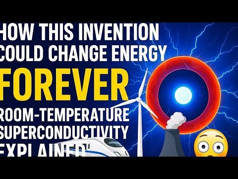 How This Invention Could Change Energy FOREVER (Room-Temperature Superconductivity Explained) 🤯⚡