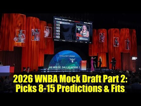 2026 WNBA Mock Draft Part 2: Picks 8-15 Predictions & Fits
