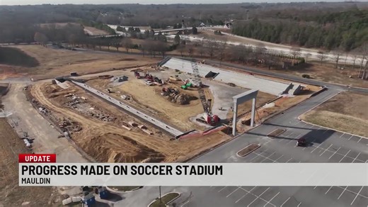New Mauldin soccer stadium on track for 2026 season
