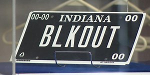 Indiana unveils new ‘blackout’ license plates
