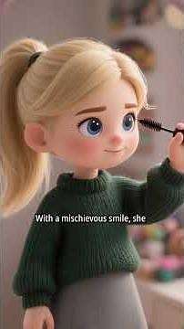 🎉 Diana’s Birthday Party Makeup Tutorial | Cute Glitter Eyeshadow & Fun Kids Look 💄✨