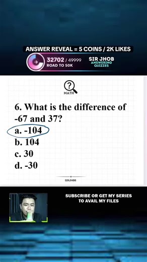 Mastering Integer Subtraction: TikTok Live Highlights