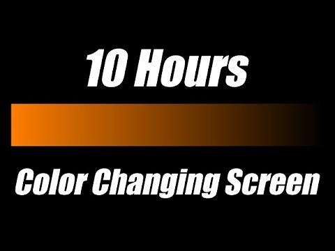 Color Changing Mood Led Lights - Orange Black Screen [10 Hours]