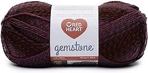 Red Heart Gemstone Yarn-Ruby, Multicolor