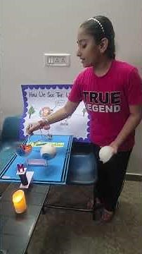 Human eye working model ! Working model of eye for science exhibition ! Biology working model.